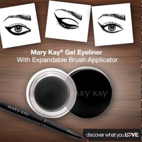 Mary Kay | Makeup | Nwt Mk Gel Eyeliner W Expandable Brush Applicator ...